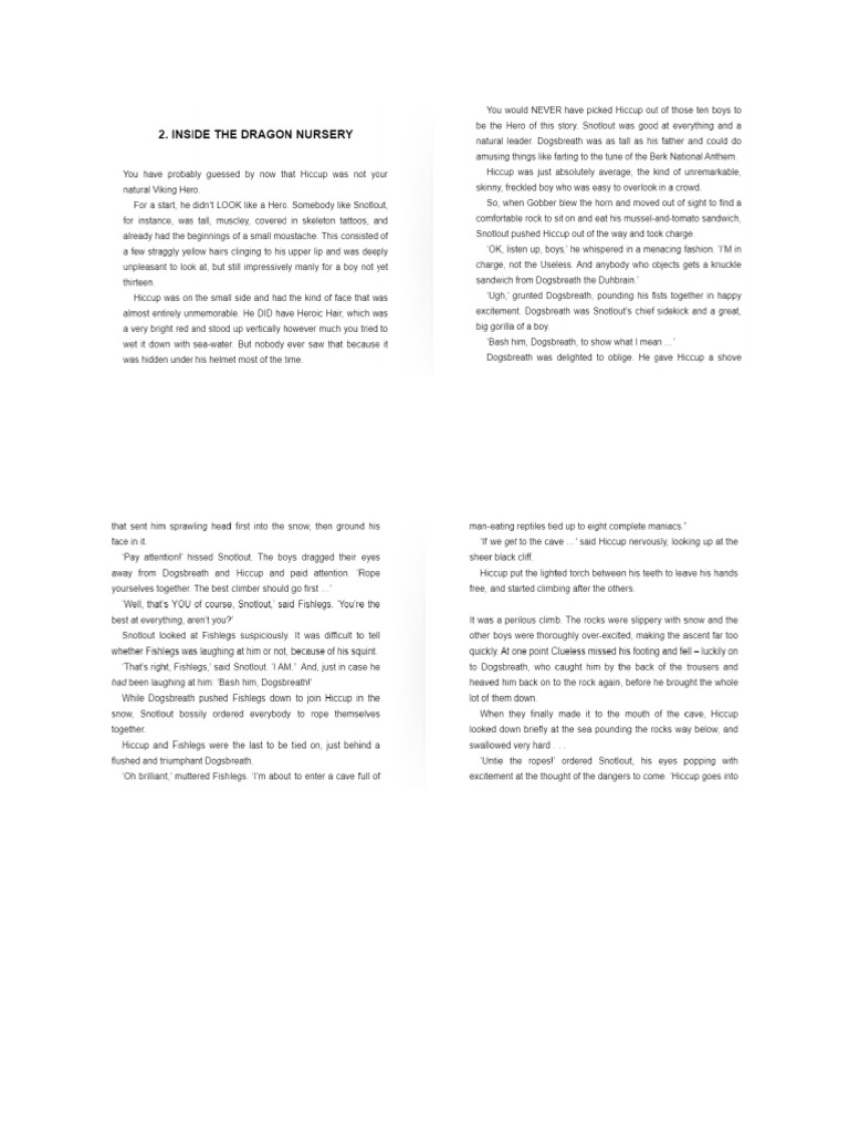 Chapter 2 How To Train Your Dragon | PDF