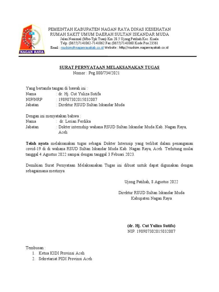 SPMT RS Lerian Ferdika | PDF