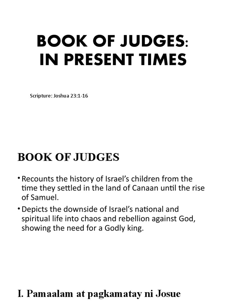 Book of Judges | PDF