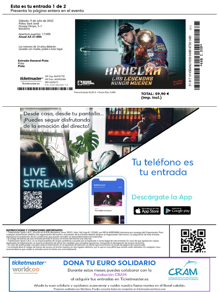 Entradas Anuel????? | PDF