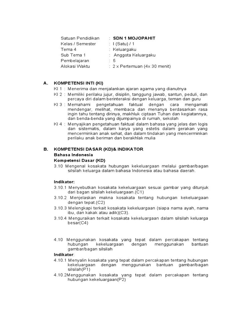 RPP Tema 4 PPL | PDF