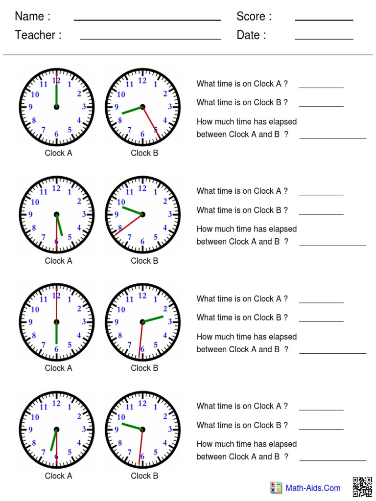 Elapsed - Time - Clocks 4 | PDF