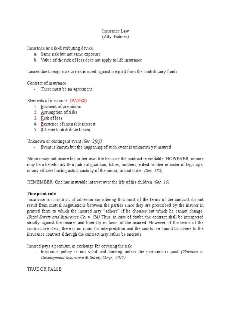 Atty Balmes Insurance | PDF | Surety | Insurance
