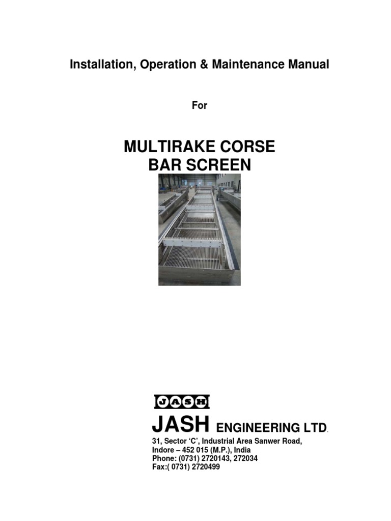 Manual - Coarse Screen | PDF