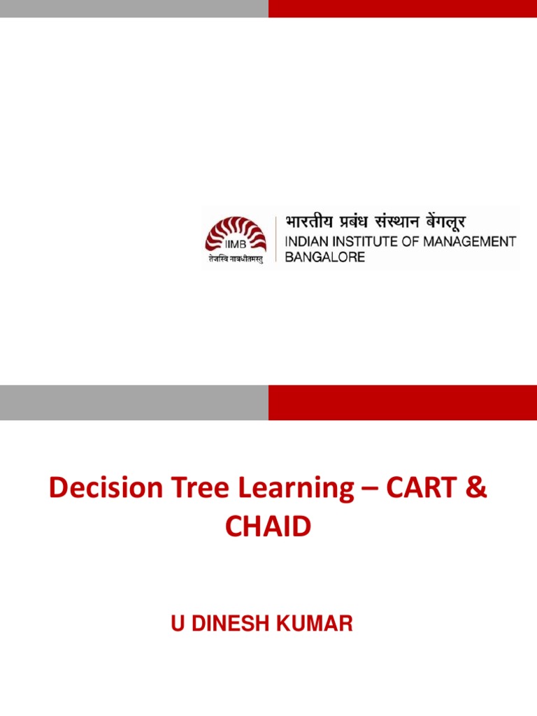 Classification Trees - CART and CHAID | PDF | P Value | Scientific Method