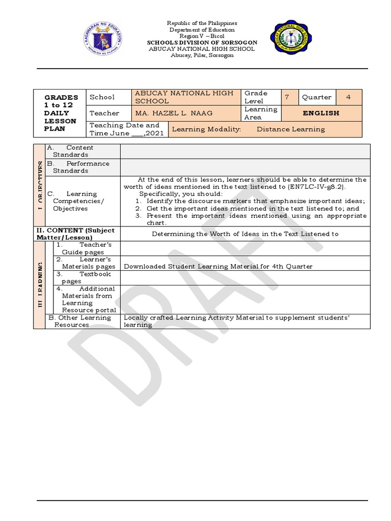 COT DLL 2ND Determining The Worth of Ideas Listened To | PDF | Learning | Attention