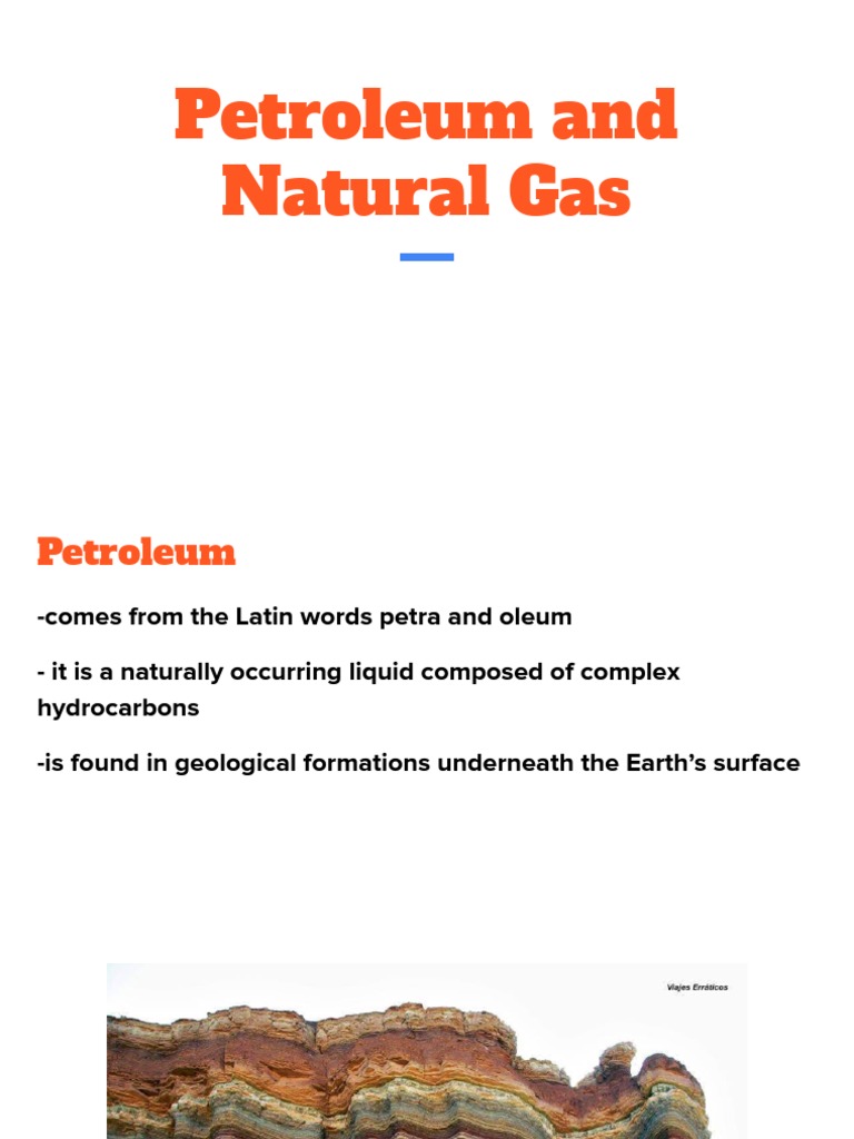 Petroleum and Natural Gas | PDF