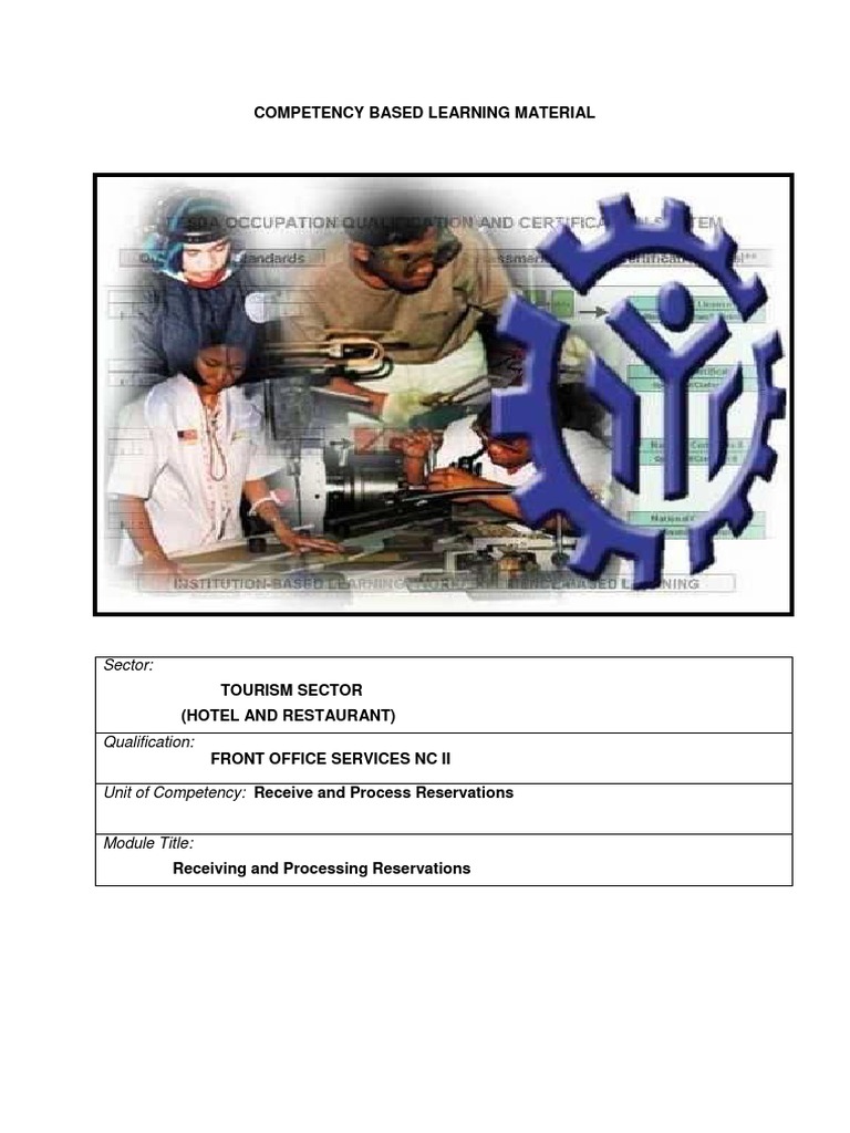 Front Office Services NC II Receive and Process Reservations | PDF