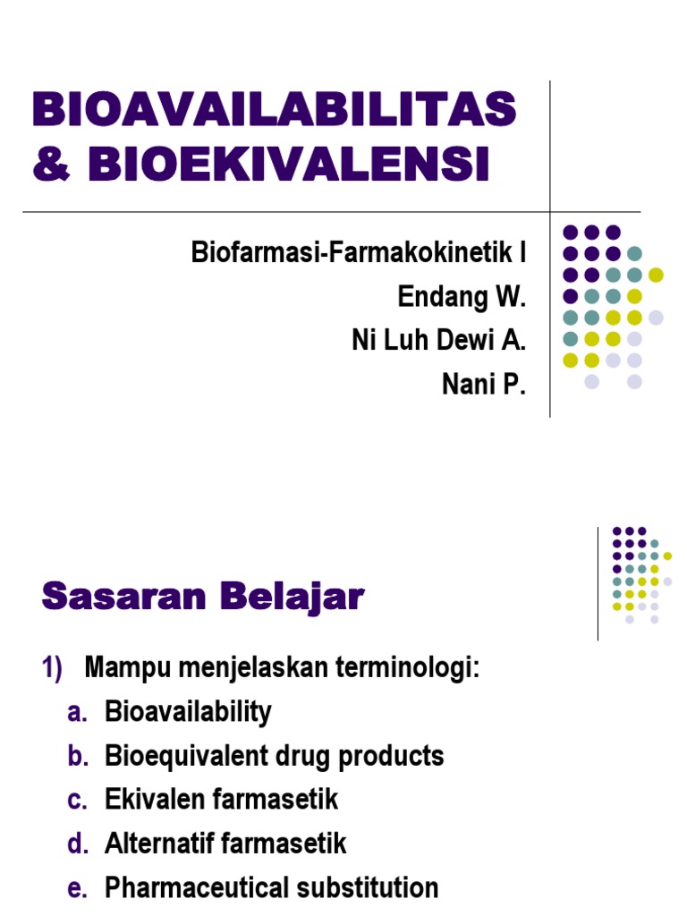 BioFar Bioequivalence | PDF