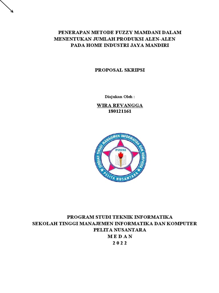 Proposal Skripsi Wira | PDF