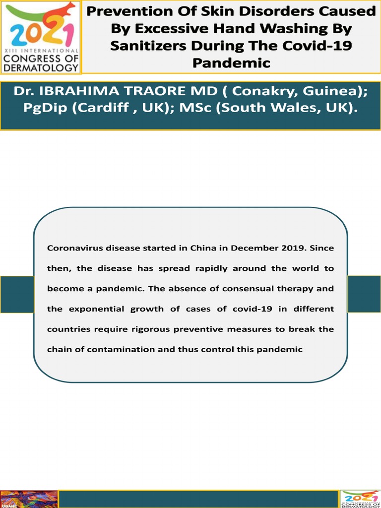 Prevention of Skin Disorders Caused by Excessive Hand Washing by | PDF