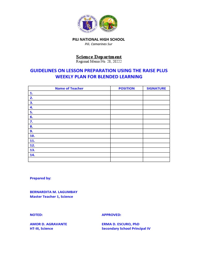 Raiseplus Memo | PDF