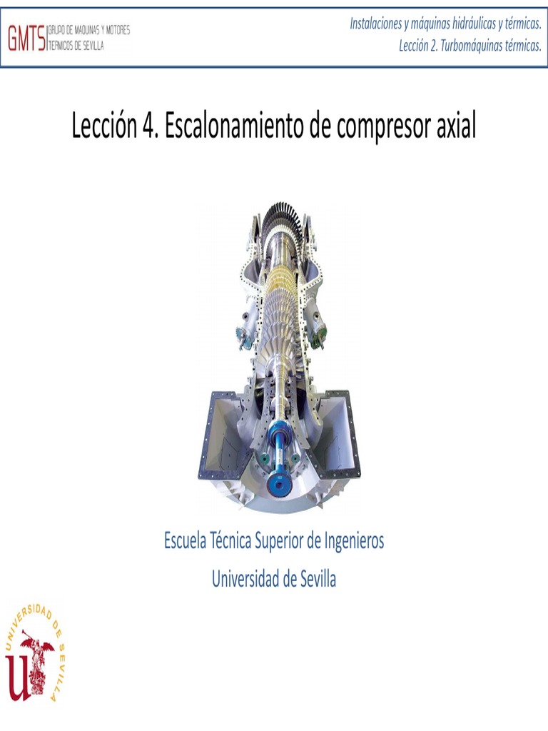 4-Compresor Axial | PDF | Turbomaquinaria | Turbocompresor