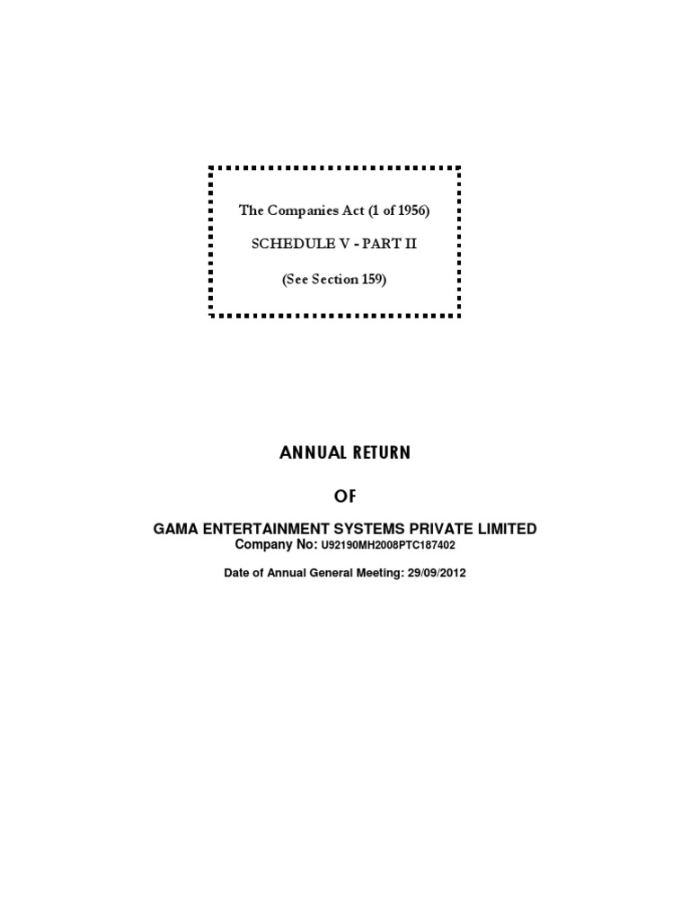 Annual Return | PDF | Stocks | Preferred Stock