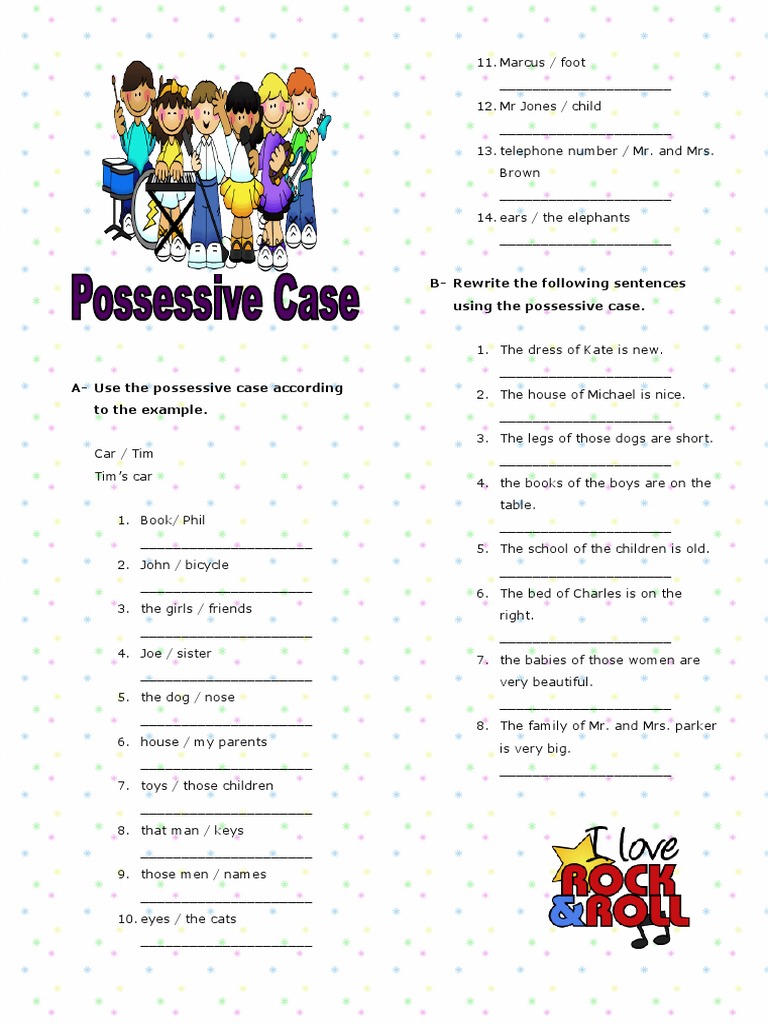 Possessive Case Practice | PDF