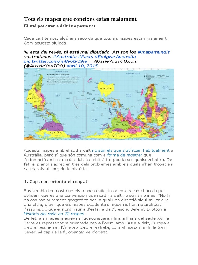 Orientació Dels Mapes | PDF