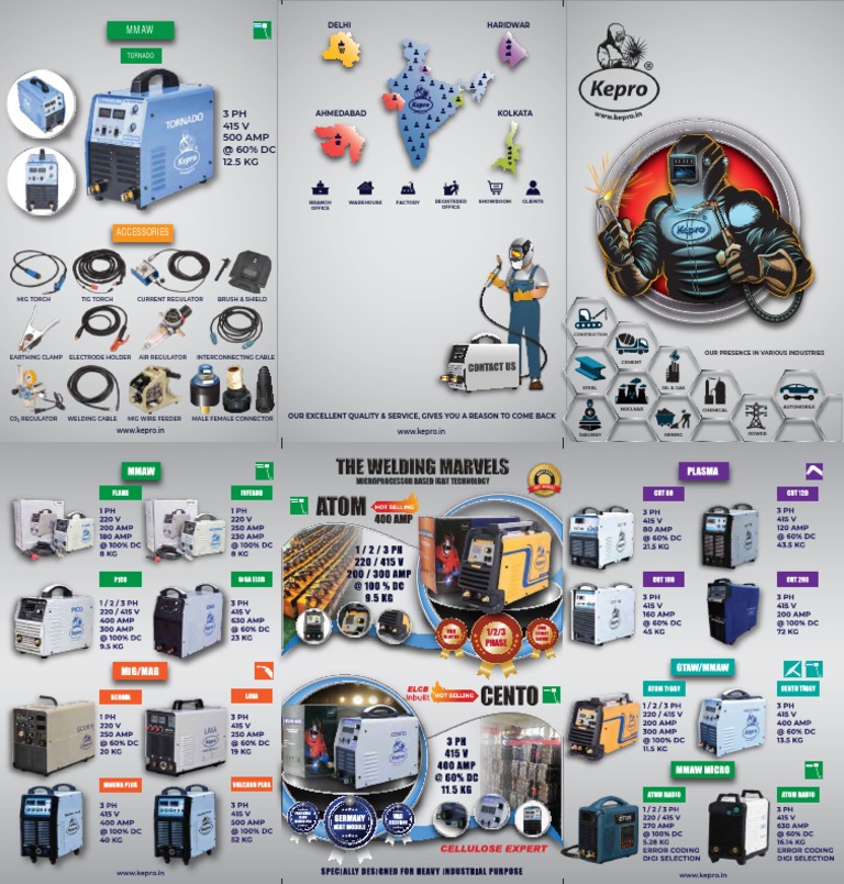 3 Fold - Welding Brochure - MV | PDF | Electric Heating | Industrial Gases