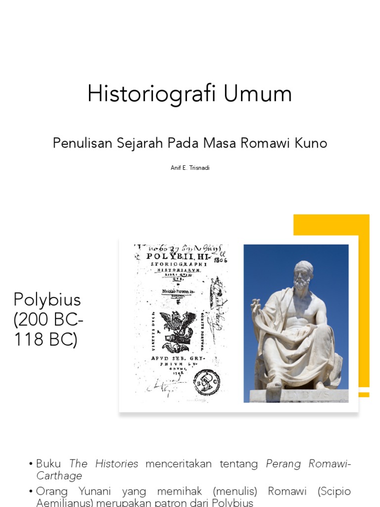 Historiografi Umum Romawi Kuno | PDF