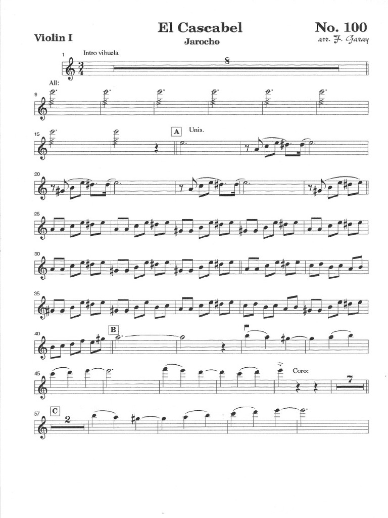 El Cascabel Violin - I - 100 | PDF