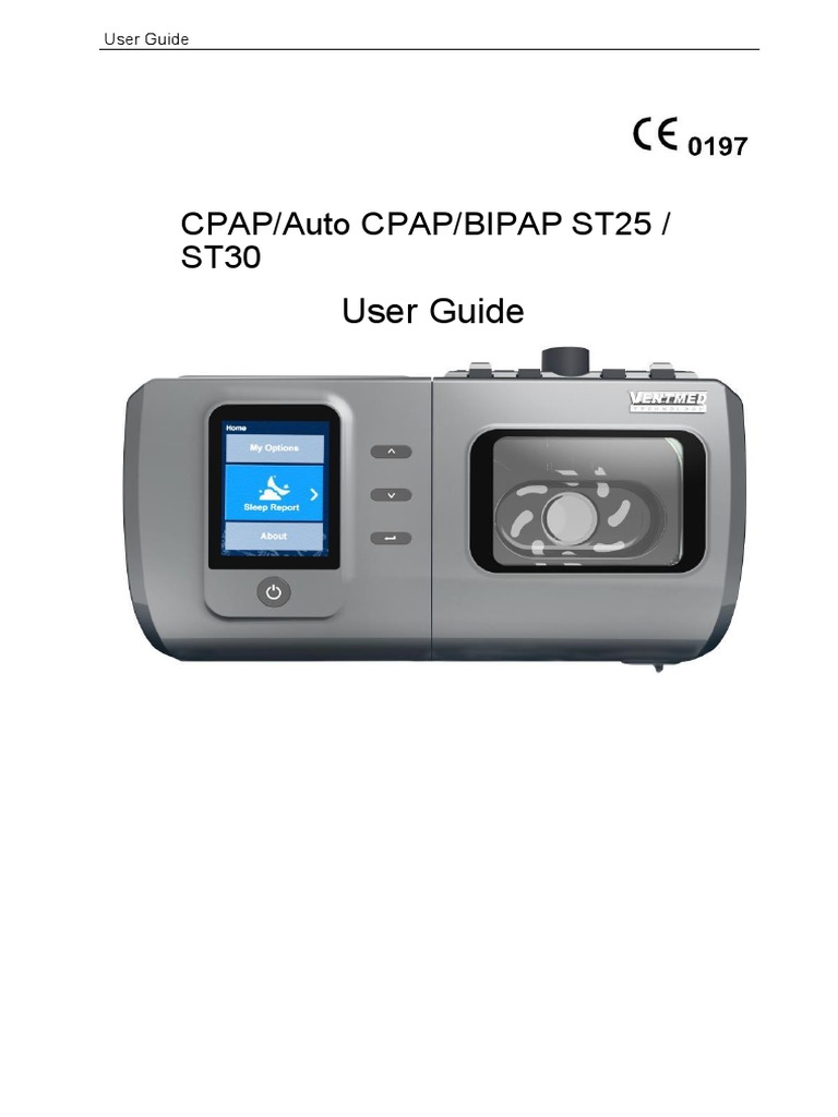 Ventmed BiPaP Usermanual | PDF | Sleep Apnea | Power Supply