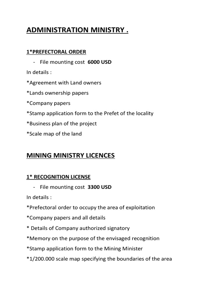 Budget For Stone Quarry Licences in Cameroon | PDF | United States ...