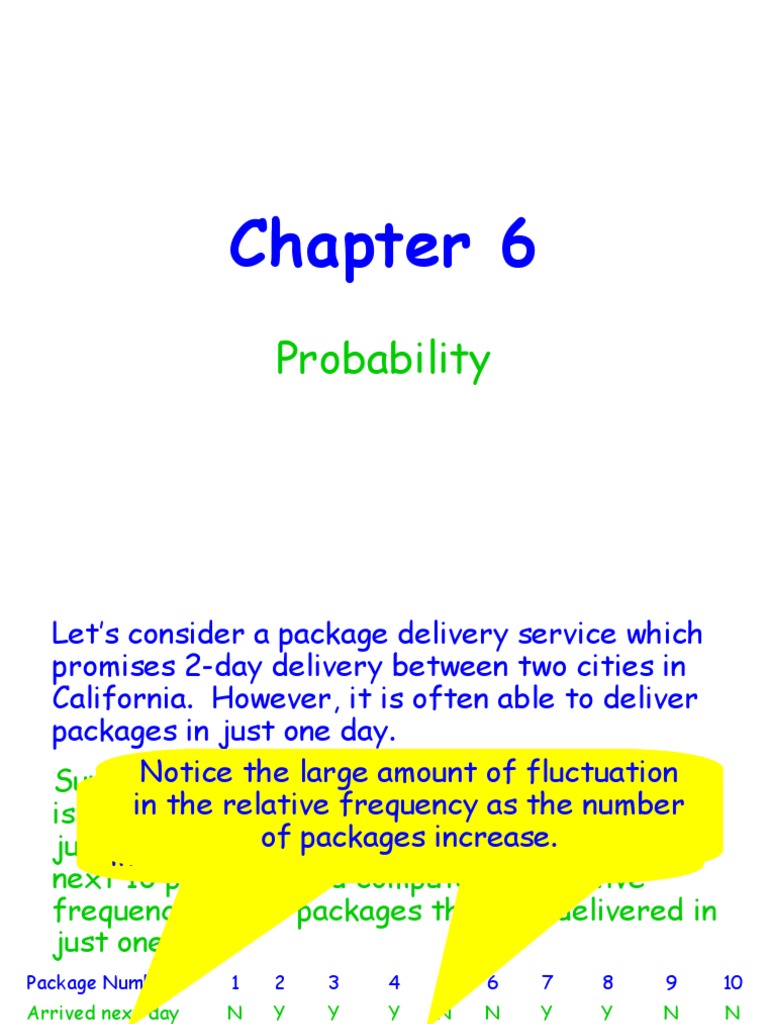 Estimating Probabilities Using Long-Run Relative Frequency: An Analysis of Hand-Holding Couples ...
