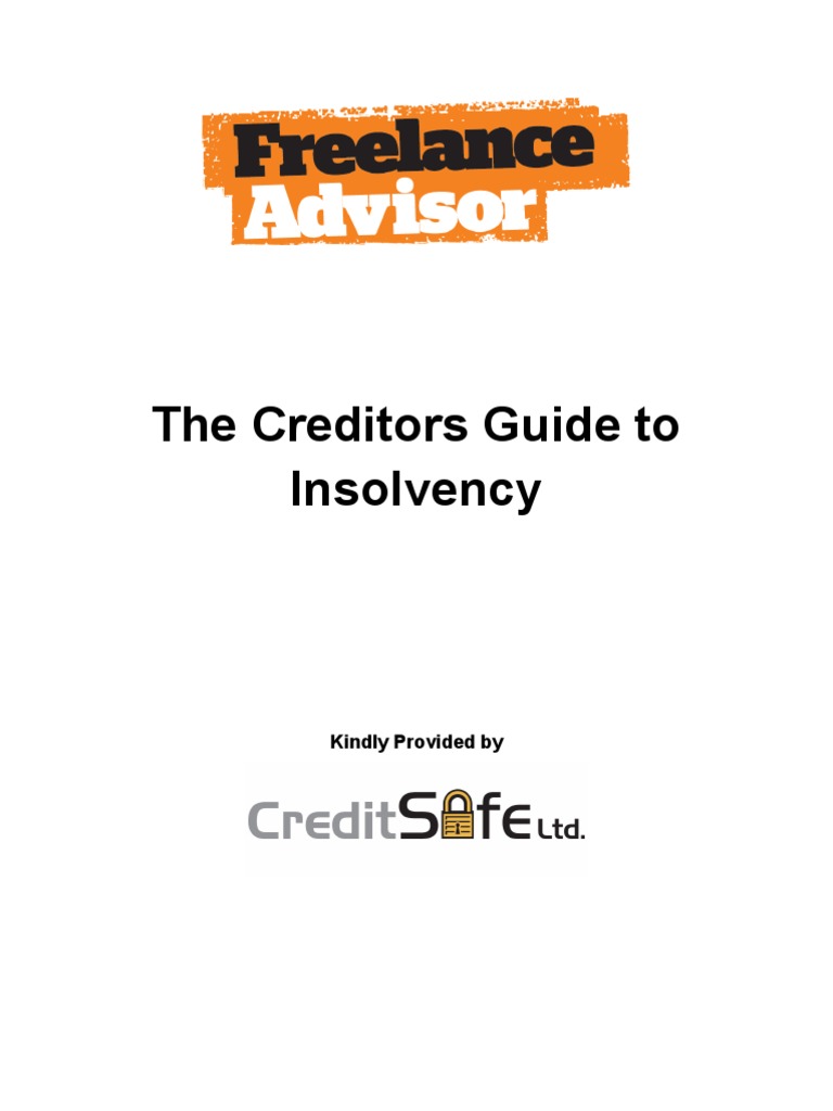 The Creditors Guide To Insolvency - From Creditsafe LTD | PDF ...