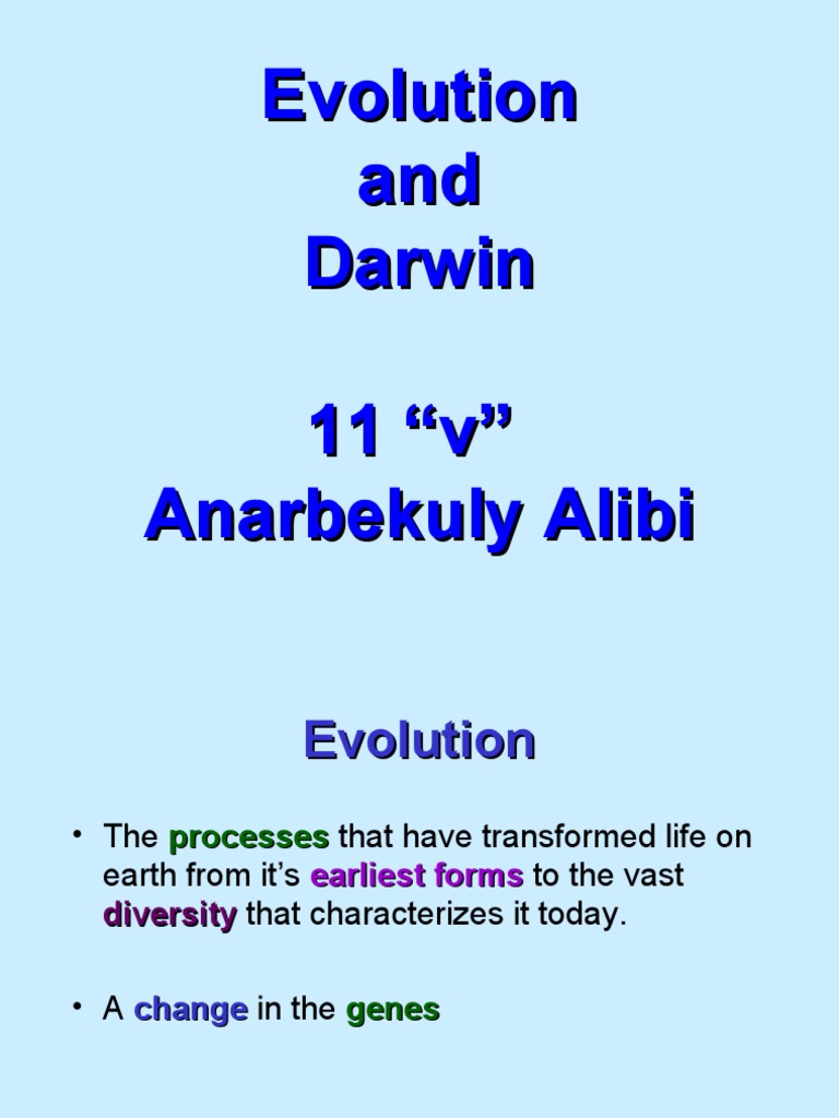 Natural Selection Pdf