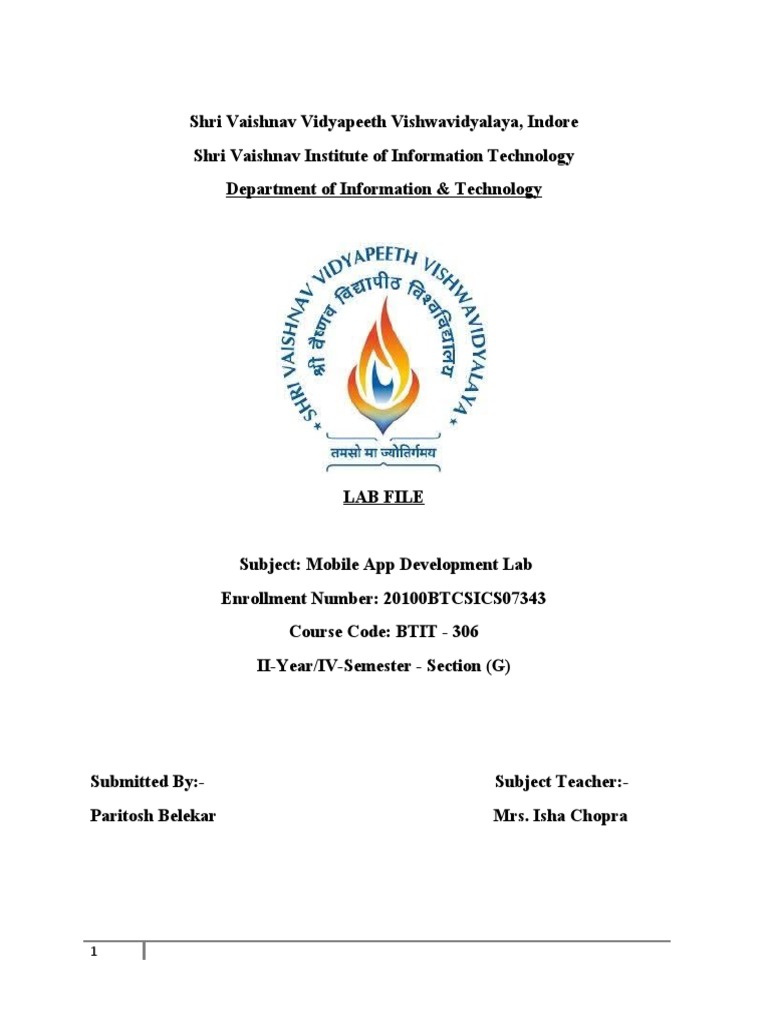 Updated MAD Lab File | Download Free PDF | Applications & Software ...