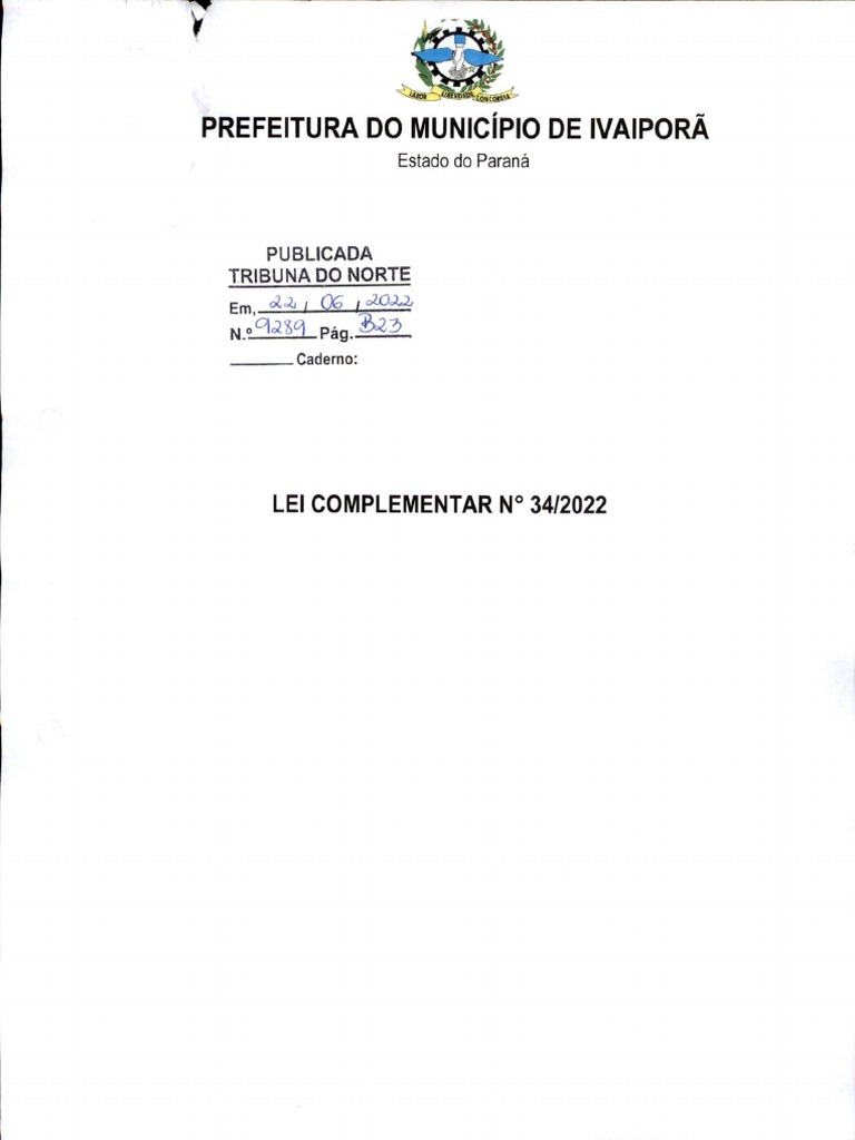 LC 342022 PM Zoneamento PLC 062022 PDF | PDF