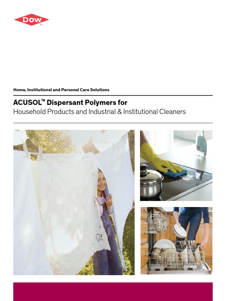 805 00145 01 Acusol Dispersant Polymers For Household Products | PDF ...