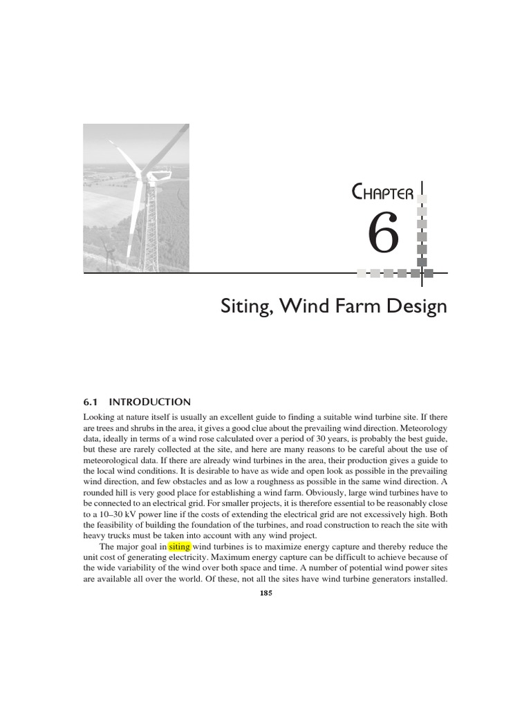 6 Wind Energy CH 6 | PDF | Wind Power | Wind Turbine