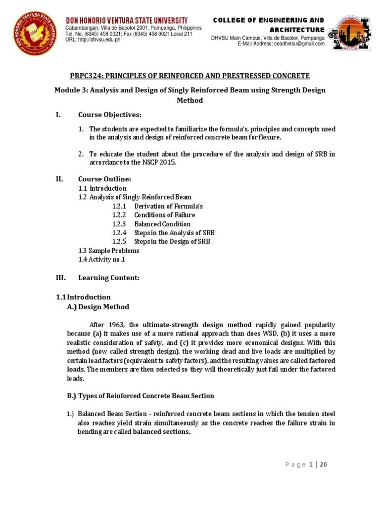 Module 3 | PDF | Reinforced Concrete | Beam (Structure)