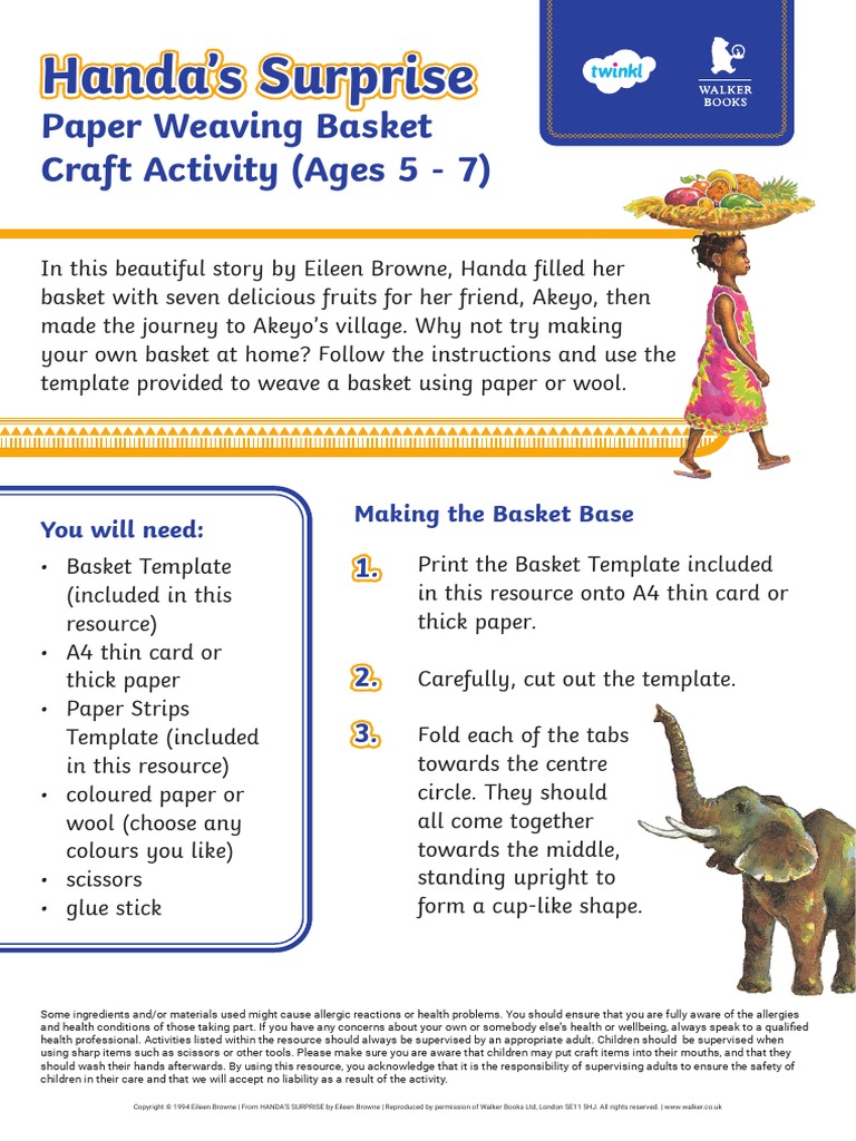 T Par 1641813204 Handas Surprise Paper Weaving Basket Craft Activity ...