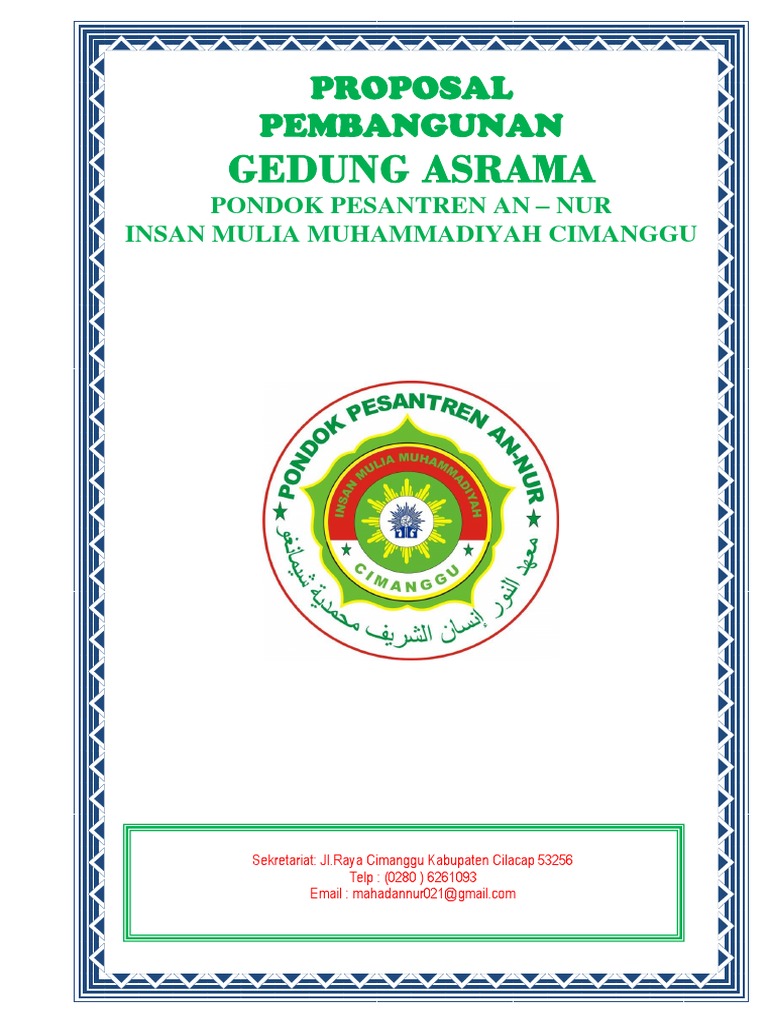 Proposal Pembangunan Asrama Ponpes An-Nur | PDF