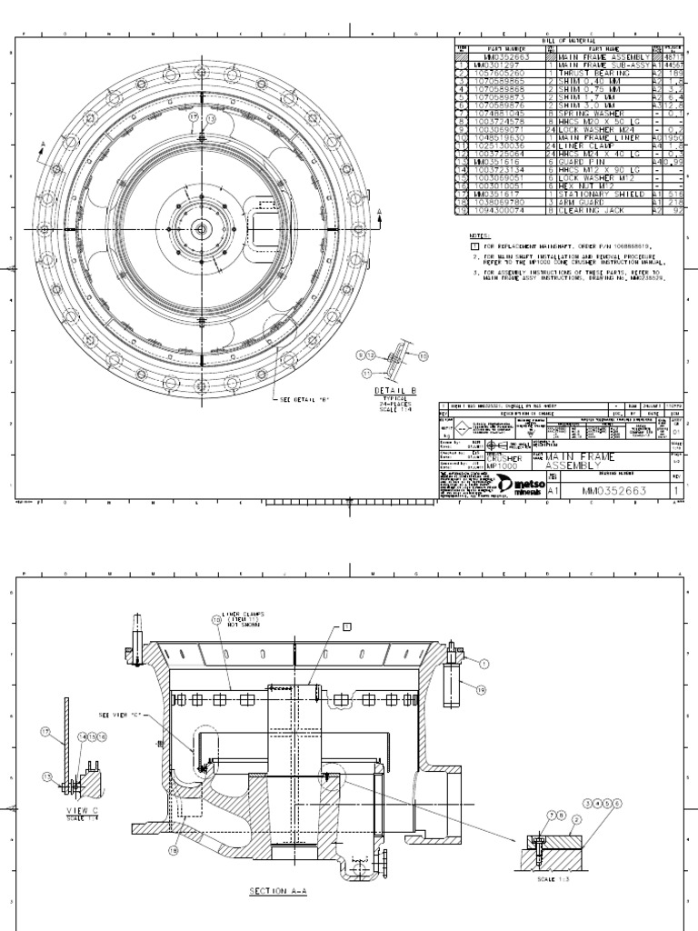Despiece MP1000 | PDF