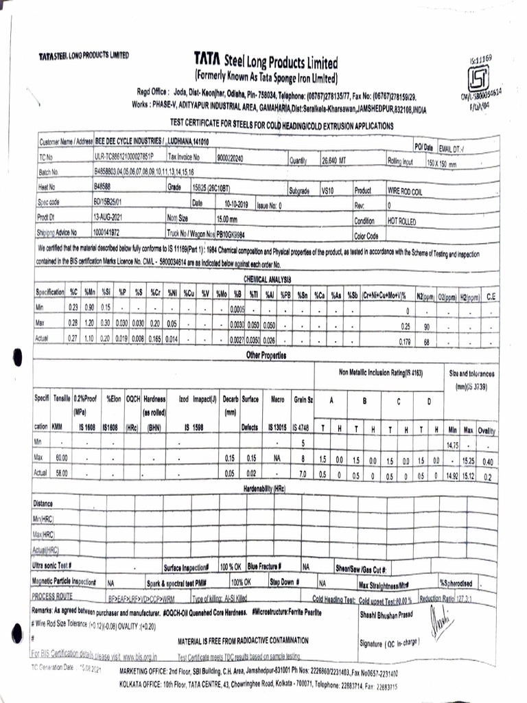 MTC For m16 Bolts | PDF