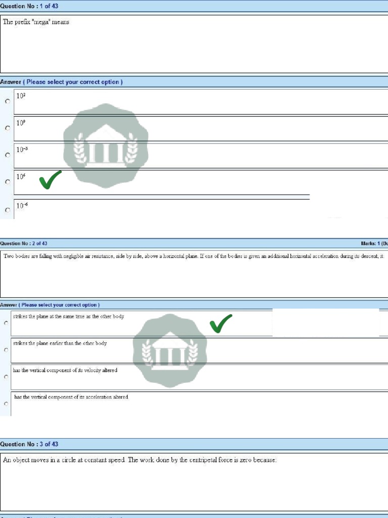 PY101 Final Term Past Papers by Waqar Siddhu File | PDF