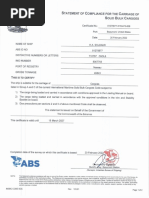 SOLAS Certificates Overview and Types | PDF