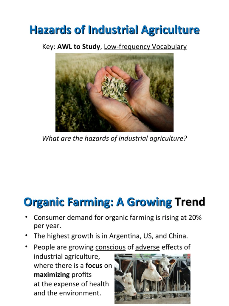 Chapter 2 Hazards of Industrial Agriculture | PDF | Agriculture ...