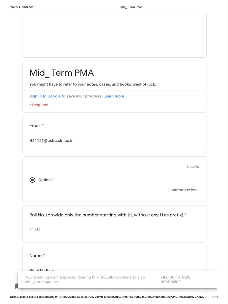 Mid - Term PMA - 21151 | PDF | Performance Appraisal | Customer ...