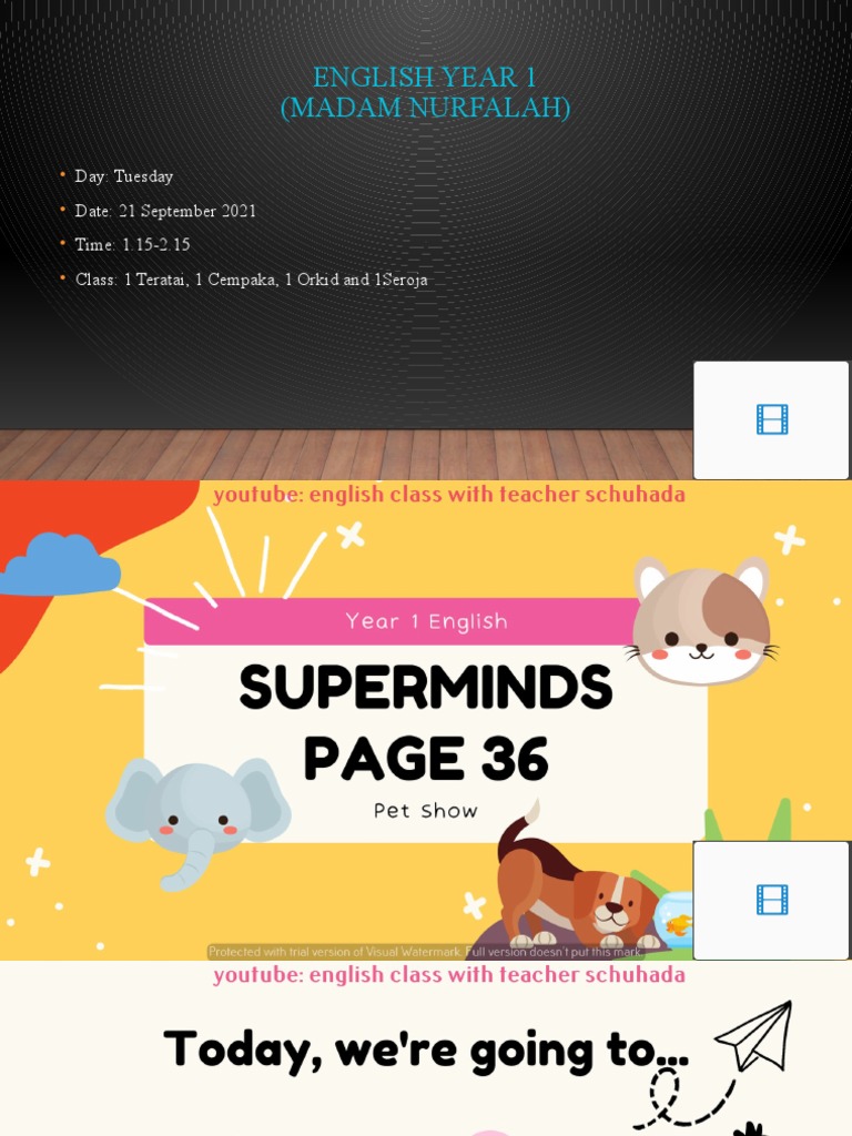 English Year 1 Power Point | PDF