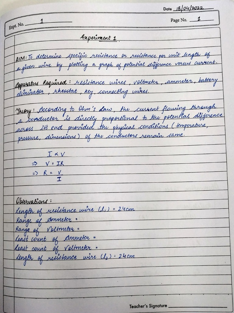 Class 12 Physics File-1 | PDF