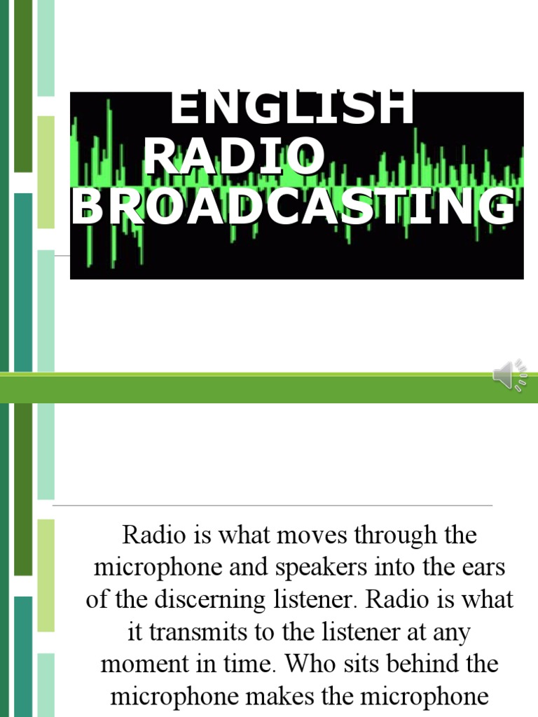 Radio Broadcasting | PDF | Broadcasting | News