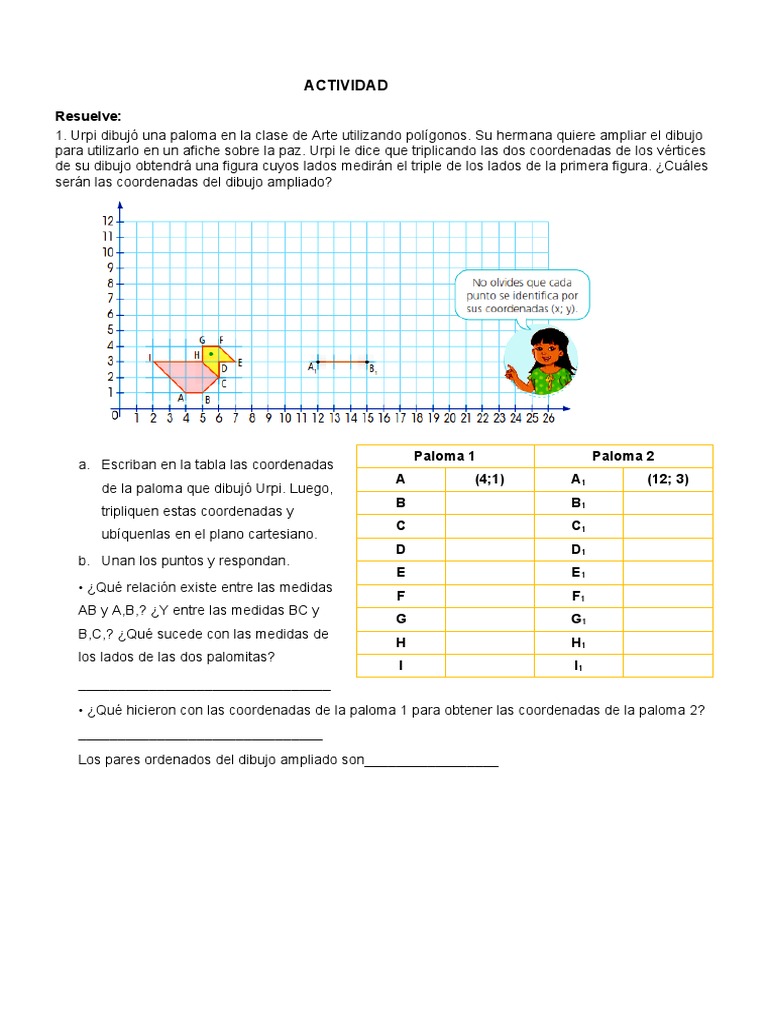 Ampliación y Reducción de Figuras | PDF | Geometría | Matemáticas