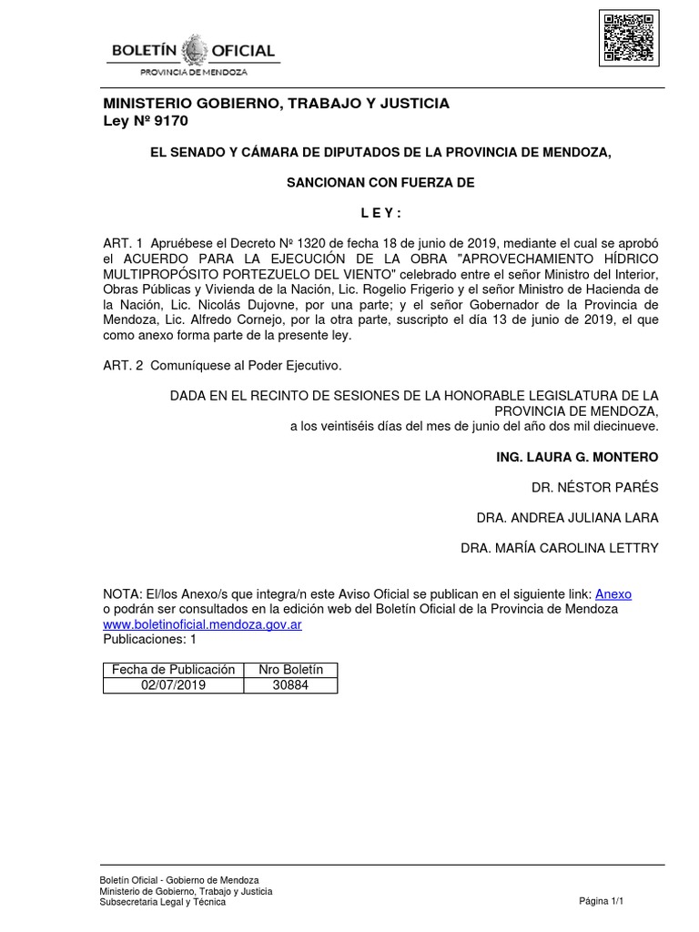 05 - Ley 9170 | PDF | Gobernancia | América del Sur