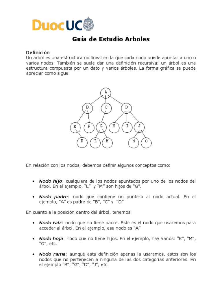 Guía 102 - Arboles | PDF | Programación de computadoras | Informática