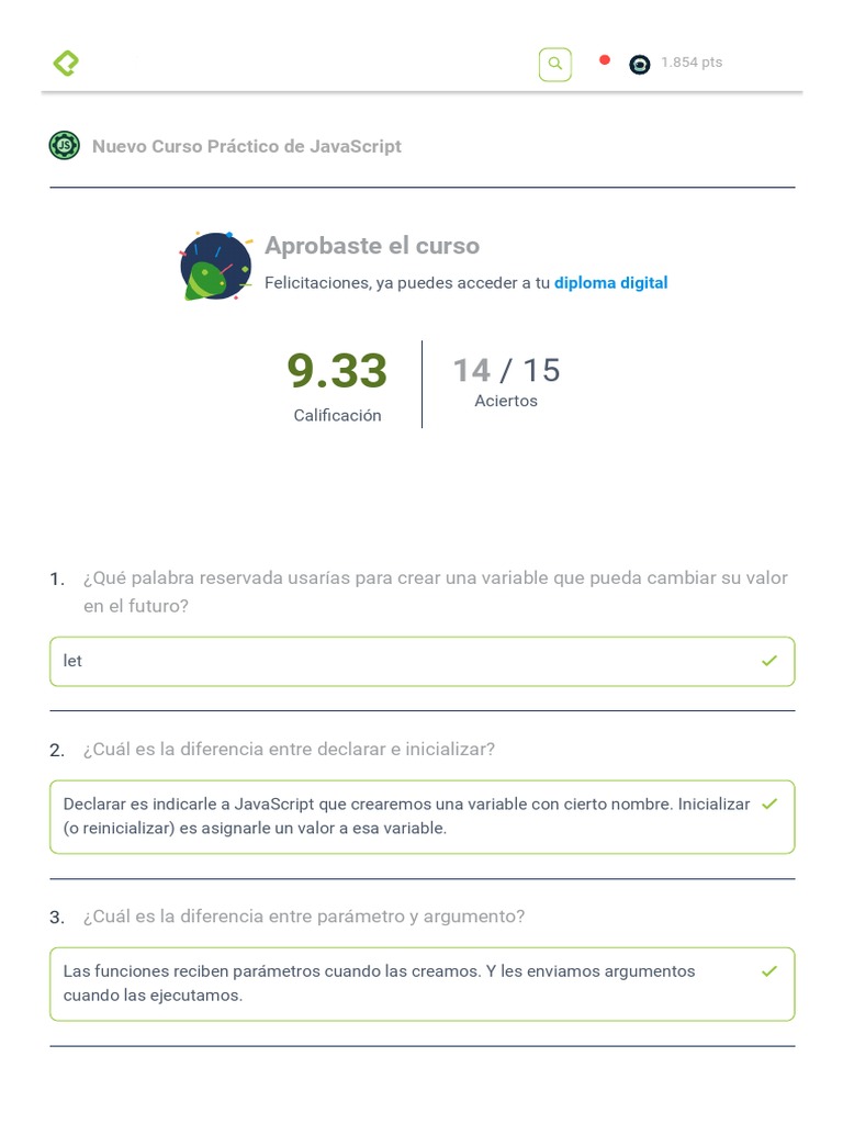 JavaScript Practico Examen Platzi | PDF | Script Java | HTML