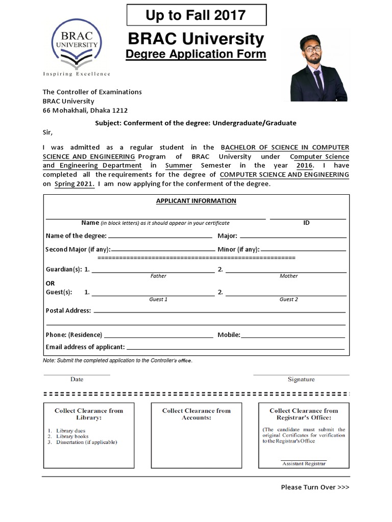 BRAC University CSE Degree Application | PDF | Electronics | Digital ...