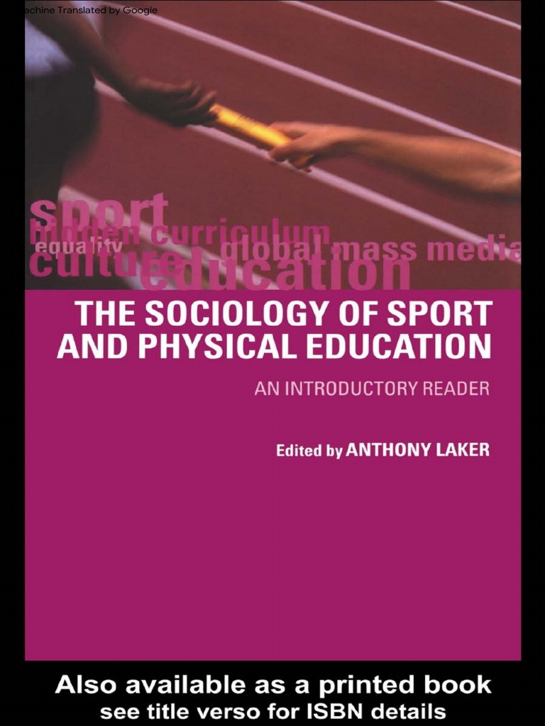 The Sociology of Sport and Physical Education - An Introduction | PDF ...